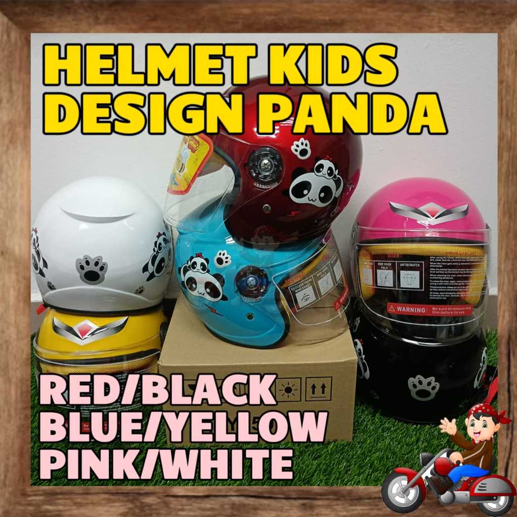 READY STOCK!HELMET BUDAK KIDS HELMET MOTORCYCLE CHIDREN SECURITY ...