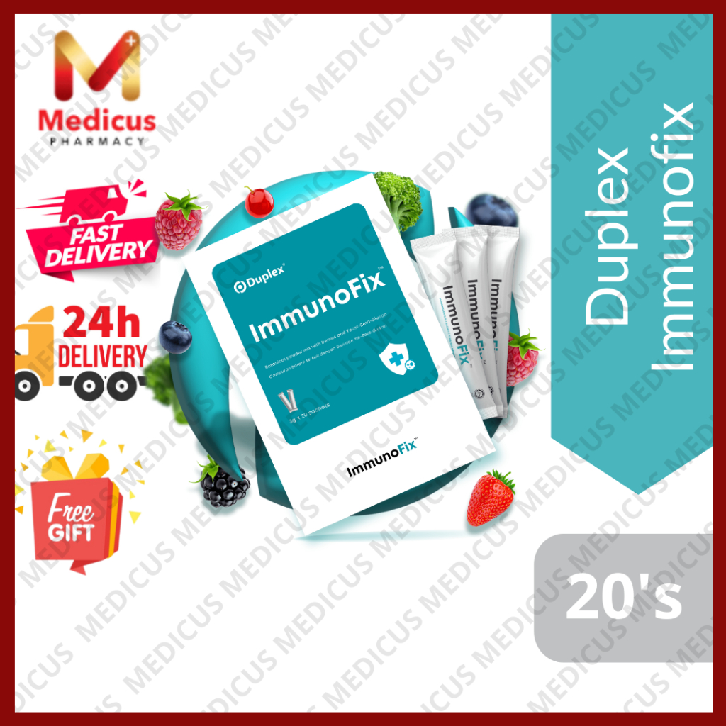 [ NEW PACKAGING ] Duplex Immunofix 20's FOC FREE GIFT (Exp: 02/2026 ...