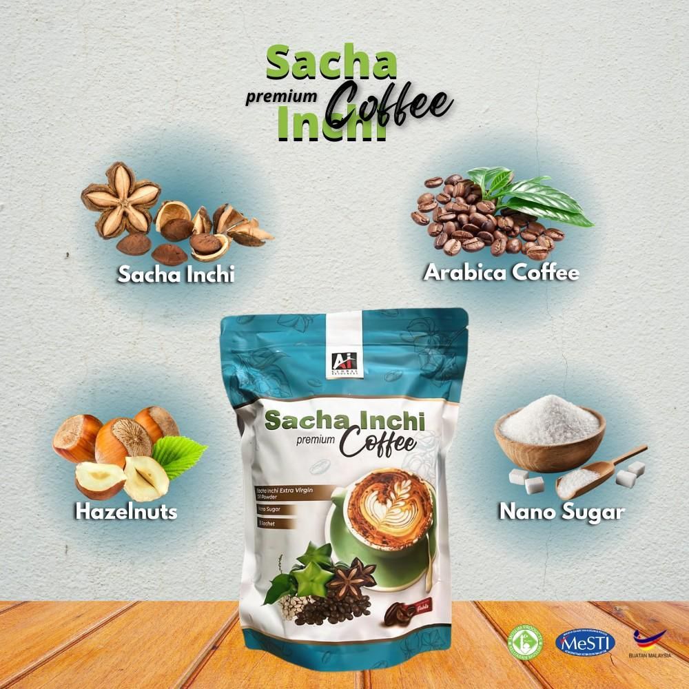 KOPI PREMIUM SACHA INCHI AI GLOBAL 15s X 25g | Shopee Malaysia