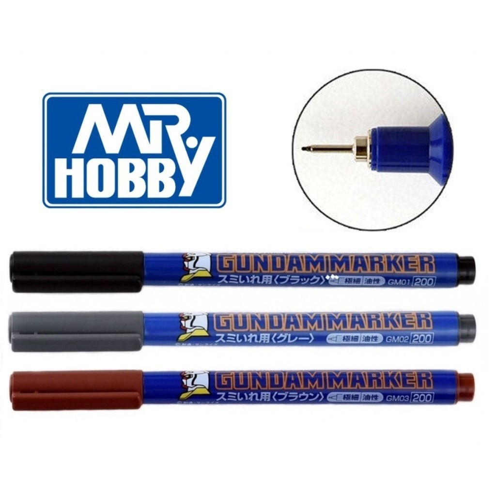(READY STOCK) MR.HOBBY Gundam Marker GM01 GM02 GM03 Panel Line | Shopee ...