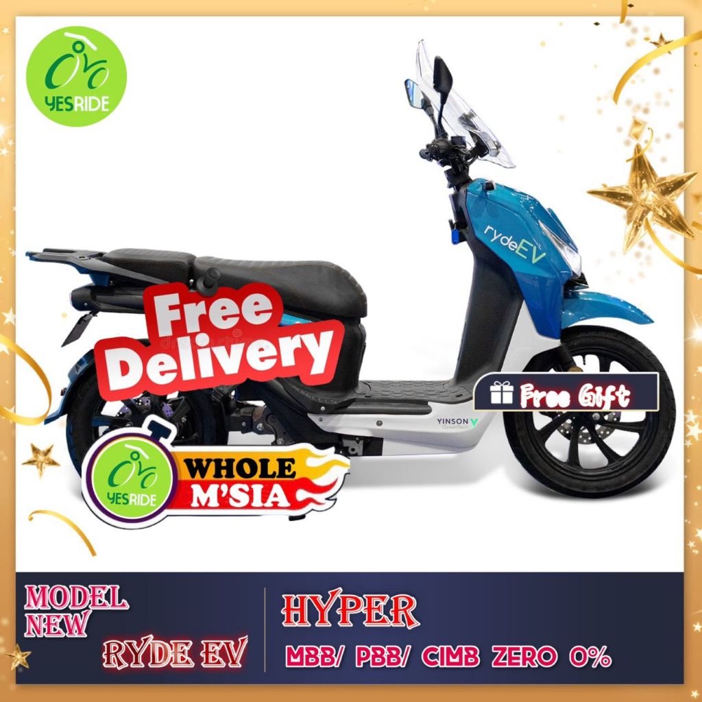 RYDE EV HYPER ev BIKE new model | Shopee Malaysia