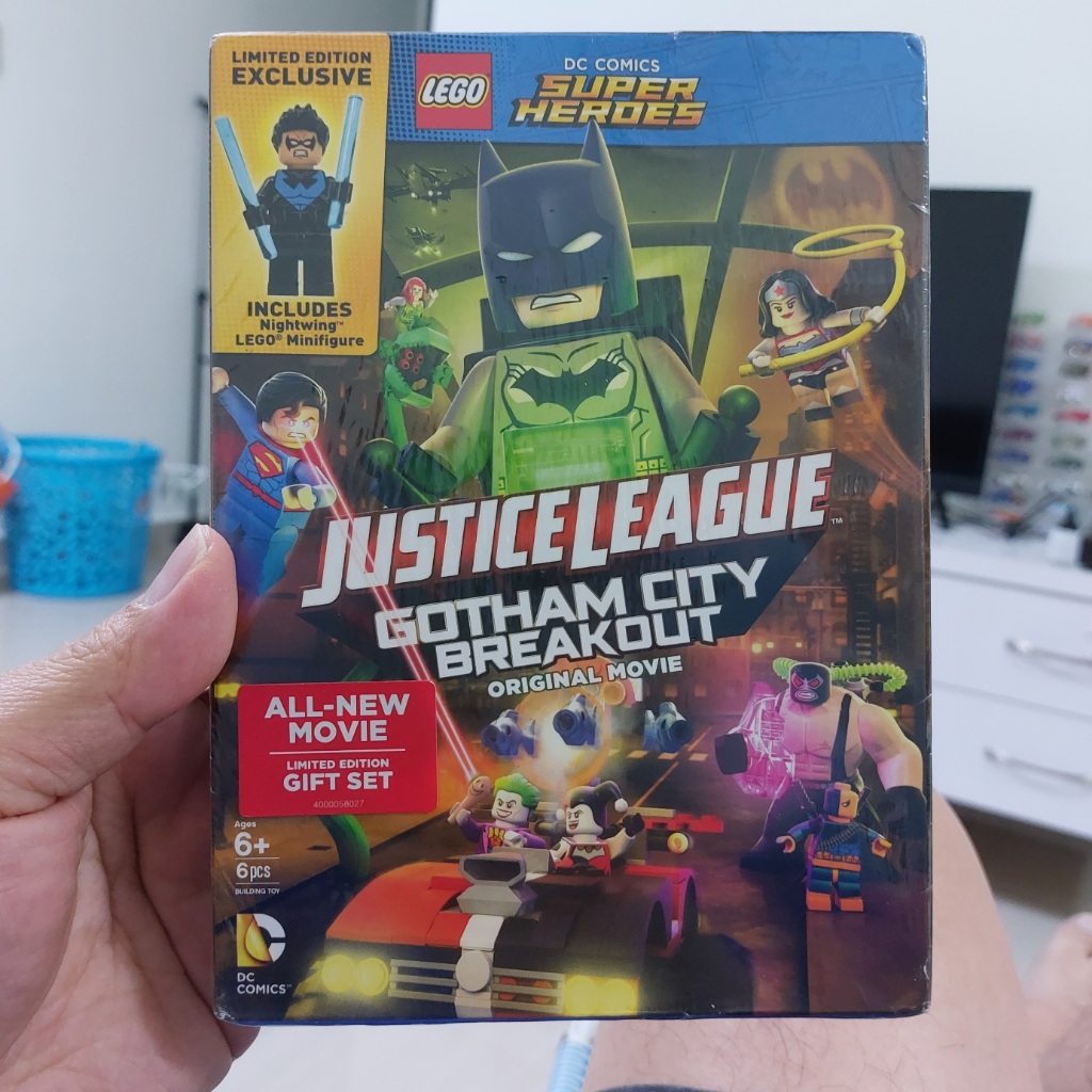 Lego DC Super Heroes Justice League Gotham City Breakout DVD with ...