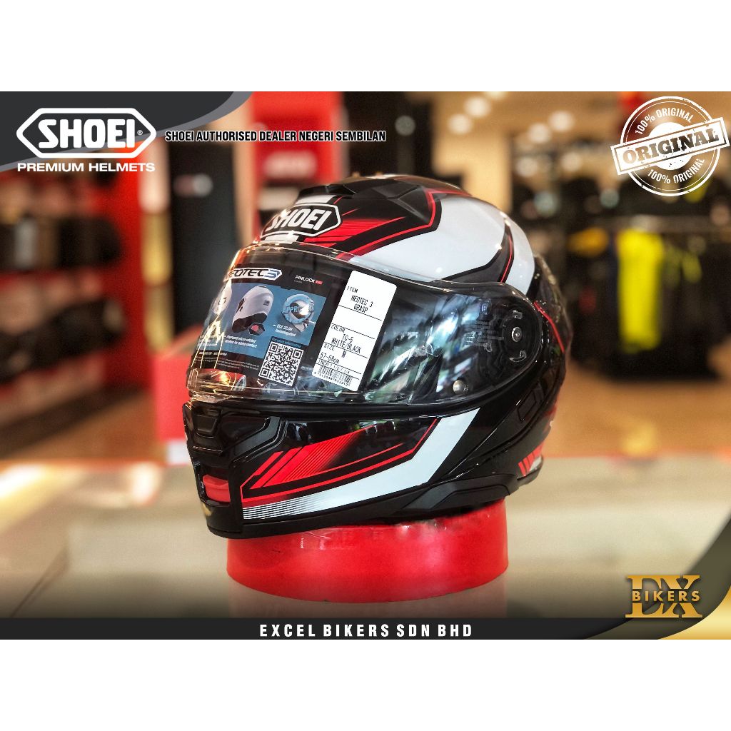 SHOEI HELMET NEOTEC 3 GRASP (TC-5) /NEO TEC III /MODULAR HELMET / FLIP ...
