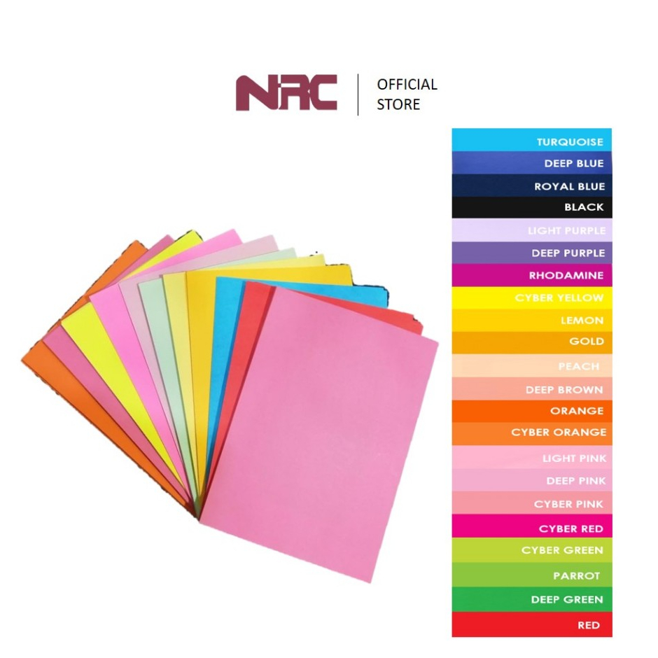 NERICO Color Card | Color Art Card Thick Paper Double Side Matte Name ...