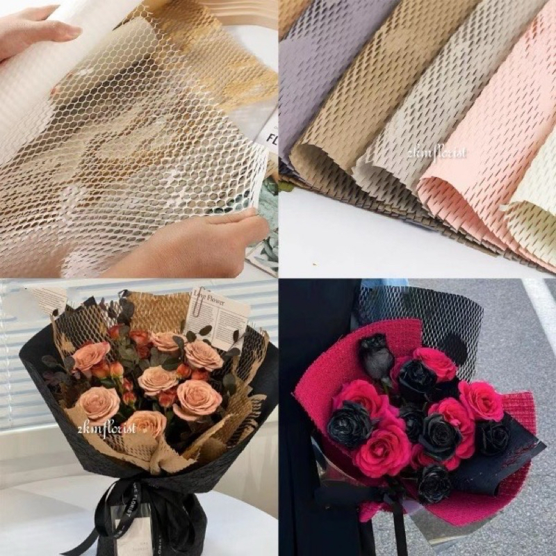 Biodegradable Honey Comb Paper Wrap Bubble Wrap Kraft Paper No More ...