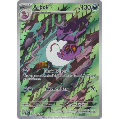 POKEMON TCG Arbok - 176/162 - Illustration Rare Scarlet & Violet ...