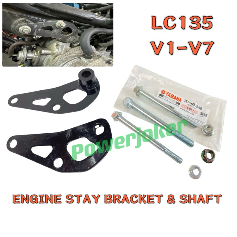 LC135 V1 V2 V3 V4 V5 V6 V7 ENGINE STAY BRACKET KAKI TAPAK HOLDER SHAFT ...