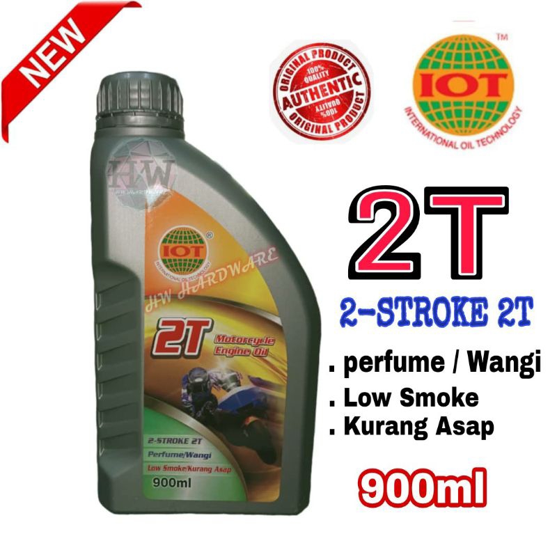 Minyak 2T Hijau Wangi dan Kurang Asap/ Green Color Premium 2T 2-Stroke ...