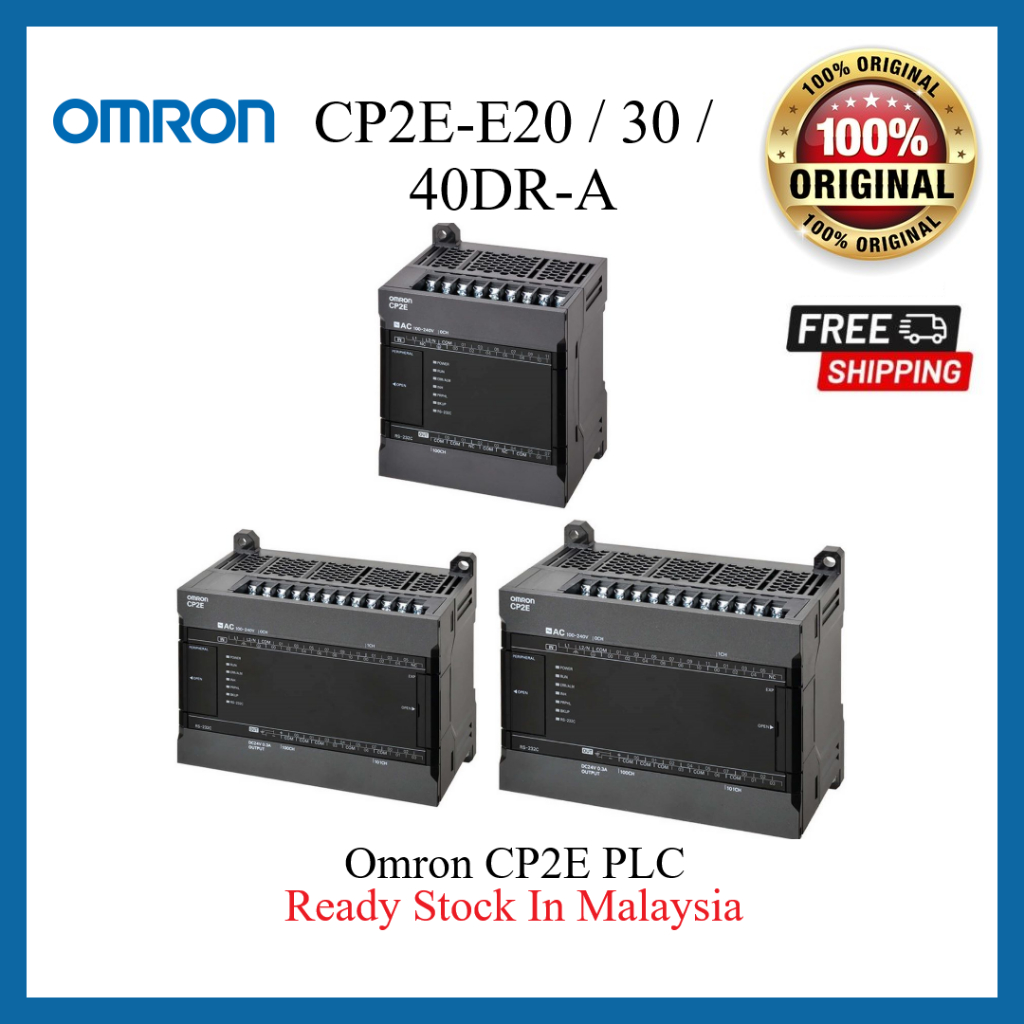 Omron PLC CP2E-E20DR-A / CP2E-E30DR-A / CP2E-E40DR-A | Shopee Malaysia
