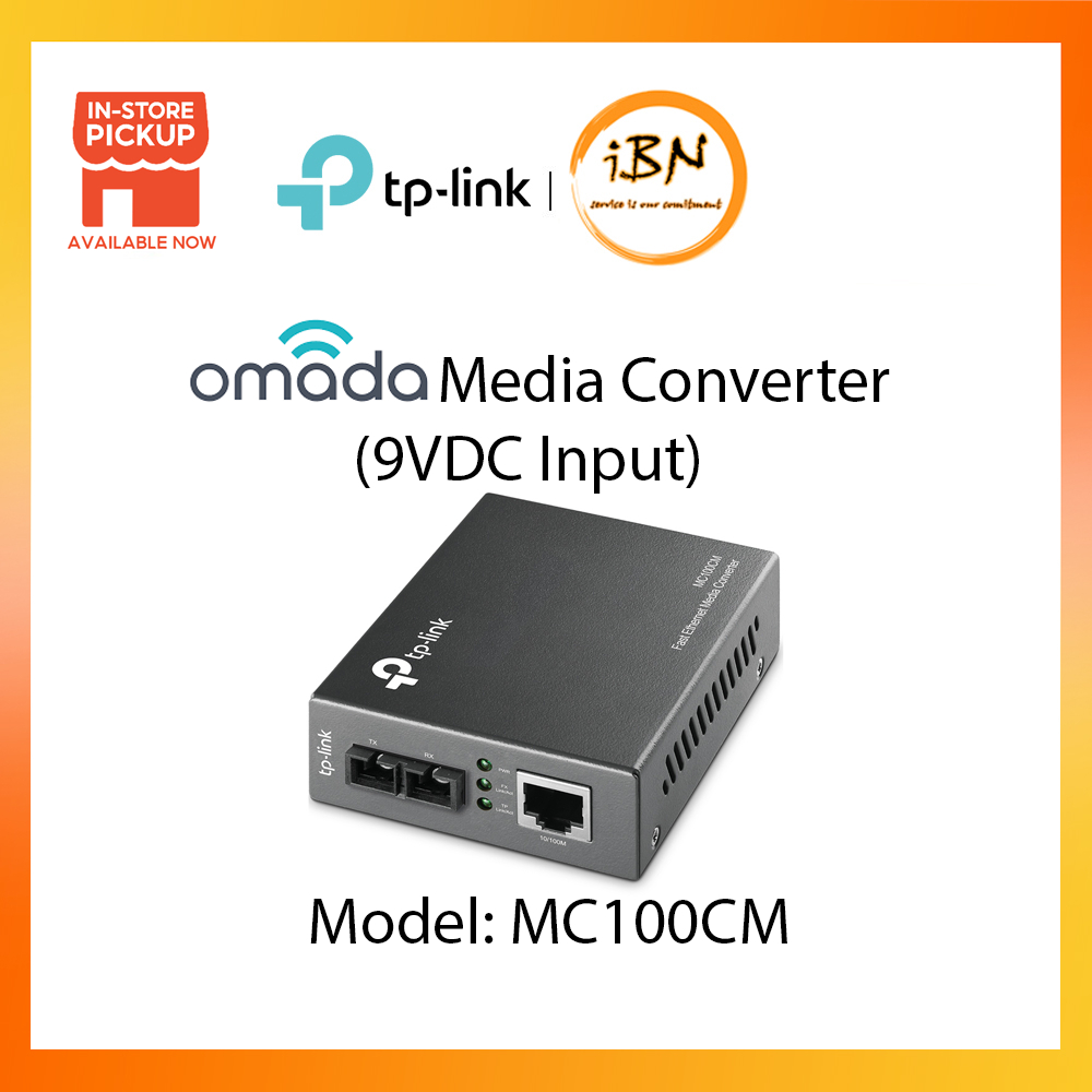 TP-Link MC100CM 10/100Mbps Multi-Mode Media Converter @ IBN | Shopee ...