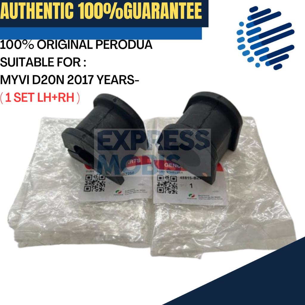 100% ORIGINAL PERODUA FRONT STABILIZER BAR BUSH ( 1 SET ) 48815-BZ250 ...