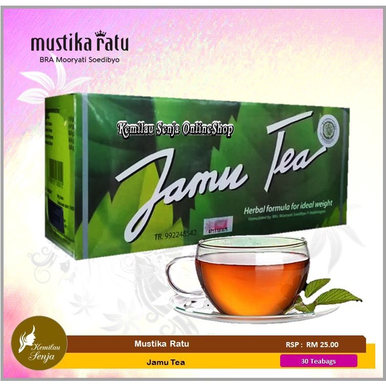 🍀MUSTIKA RATU JAMU TEA Teh untuk Detox (30sachets) | Shopee Malaysia