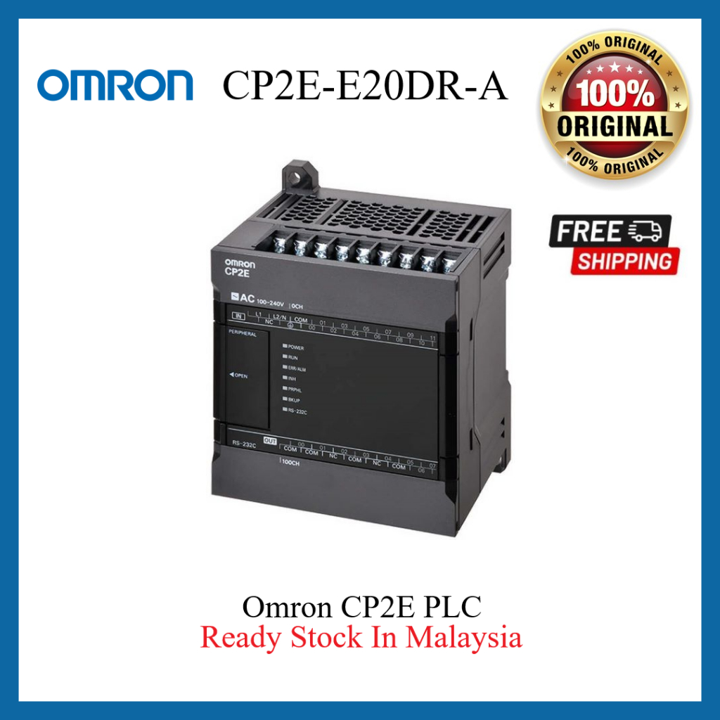 Omron PLC CP2E-E20DR-A / CP2E-E30DR-A / CP2E-E40DR-A | Shopee Malaysia