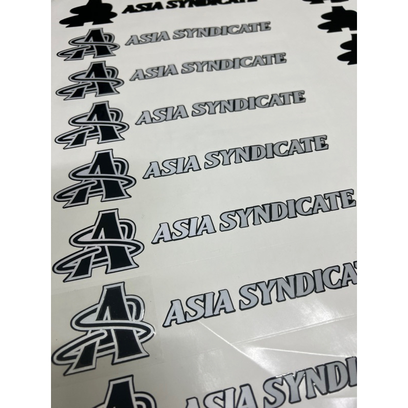 asia syndicate season 2024 for vehicle (reflect sticker) | Shopee Malaysia