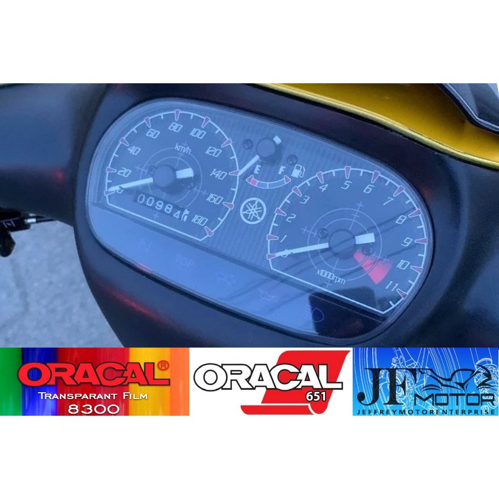 Yamaha Y125z Y125zr Meter Tinted Sticker Meter Y125zr | Shopee Malaysia