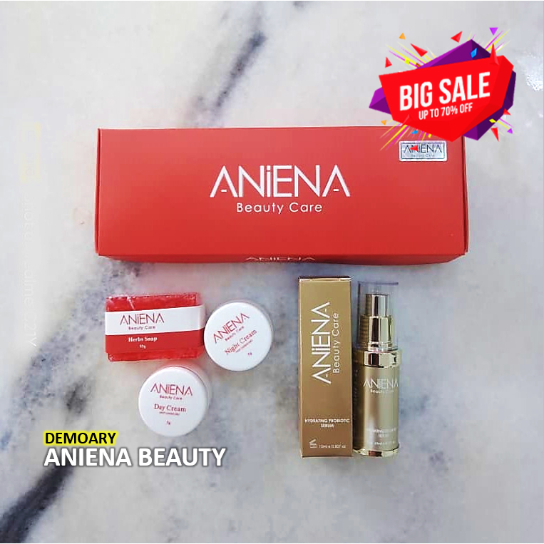 ANIENA Beauty Set 3 IN 1 & Loose Cream - Krim Malam , Krim Siang ...