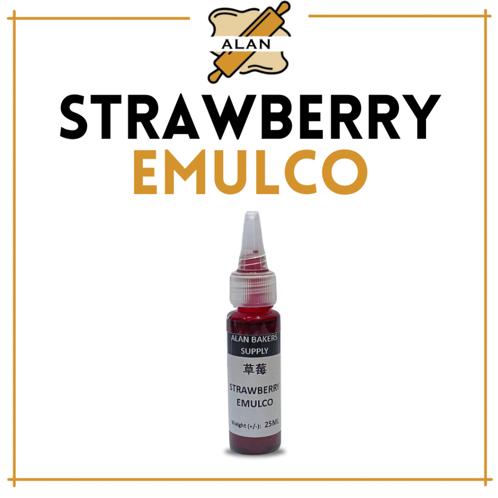 EMULCO STRAWBERI | STRAWBERRY EMULCO | 草莓香精 25GM | Shopee Malaysia
