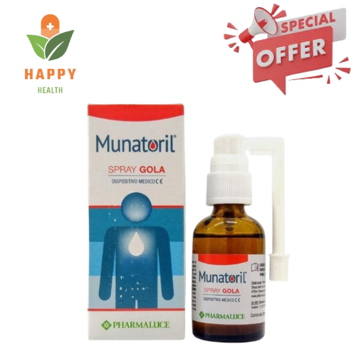[ Exp 4/2027 ] Munatoril Throat Spray 30ML - For Relief of Mouth Ulcer ...
