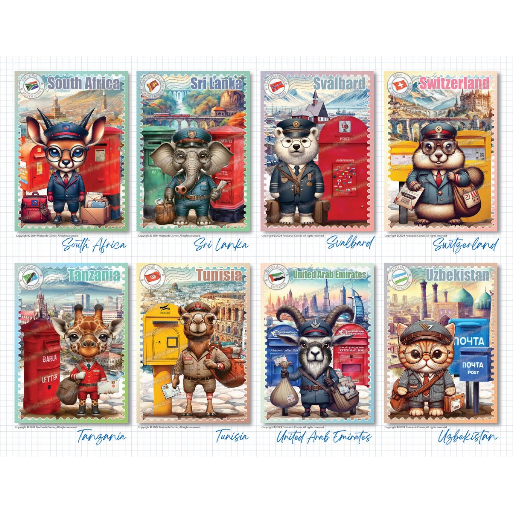 48pcs WonderPost Series 2 (Set) 世界奇妙邮筒系列2 | Shopee Malaysia