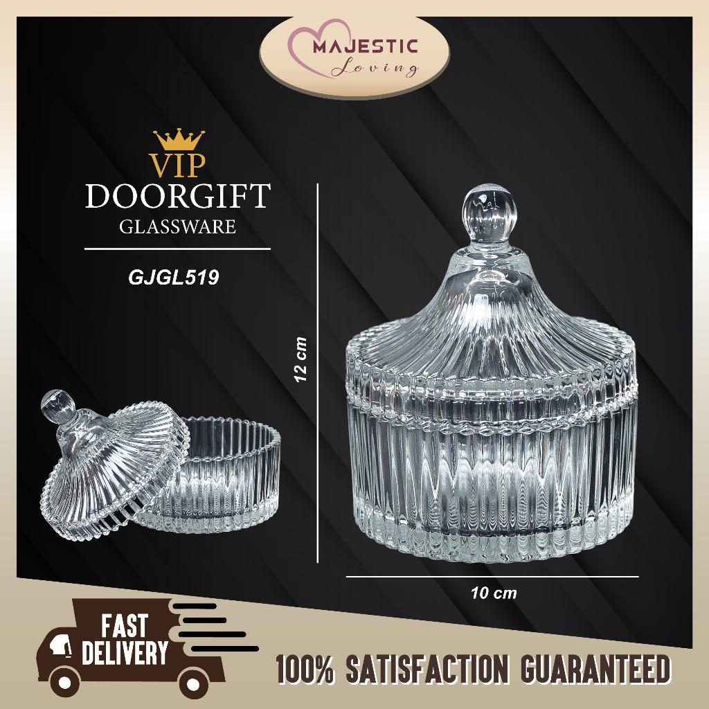 Doorgift Glass Bekas Kaca VIP Goodies VIP Exclusive Hadiah Kahwin ...