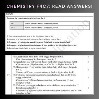A+ SPM Form 4 / Form 5 Mark Scheme Notes Physics Chemistry Biology KSSM ...