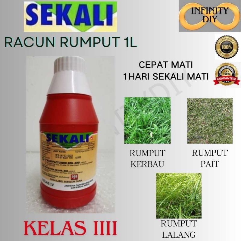 SEKALI RACUN RUMPUT 1L (100% ORIGINAL)/RACUN RUMPAI/RACUN LALANG/GRASS ...