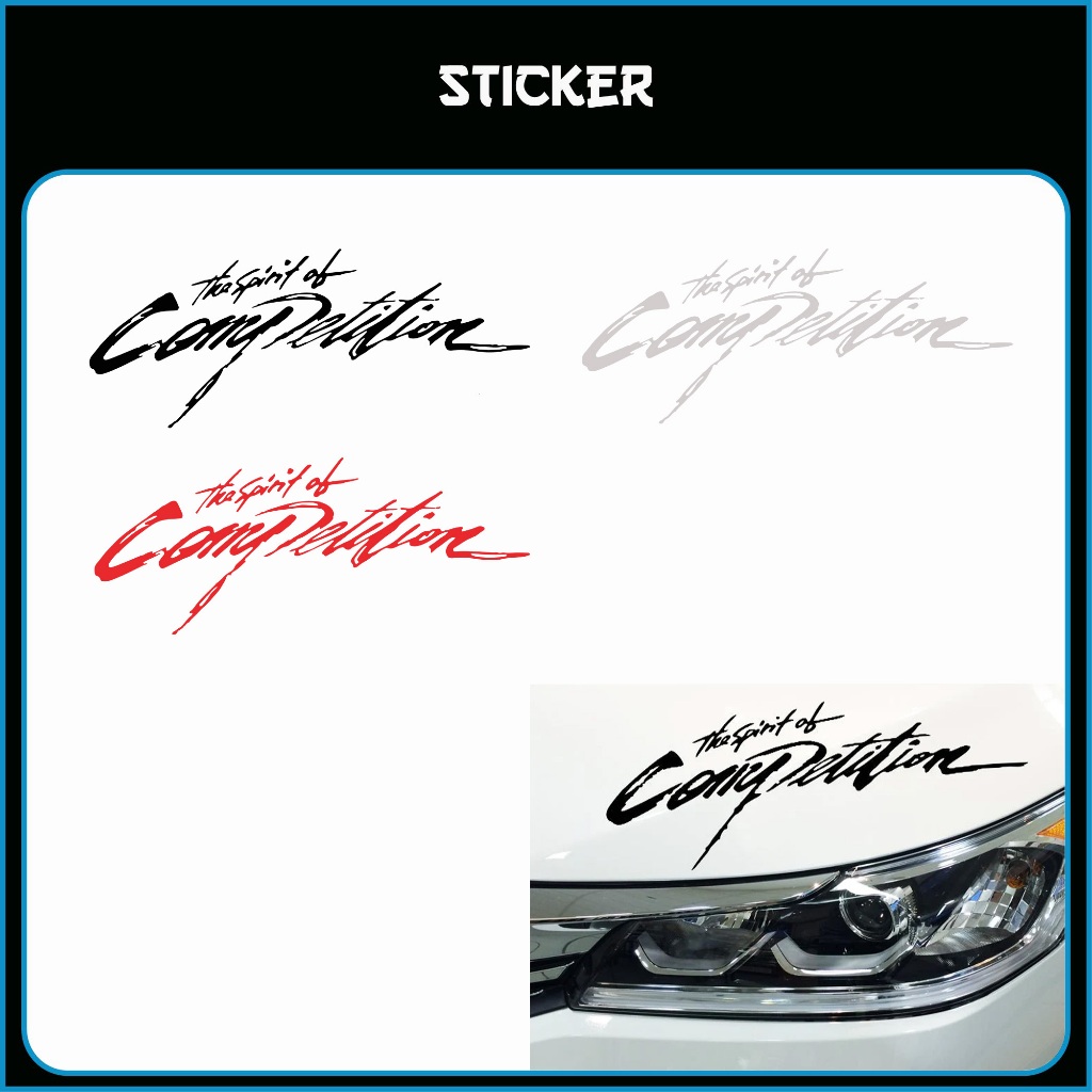 STICKER | Limited Edition/Spirit of Competition/Mikado car sticker ...