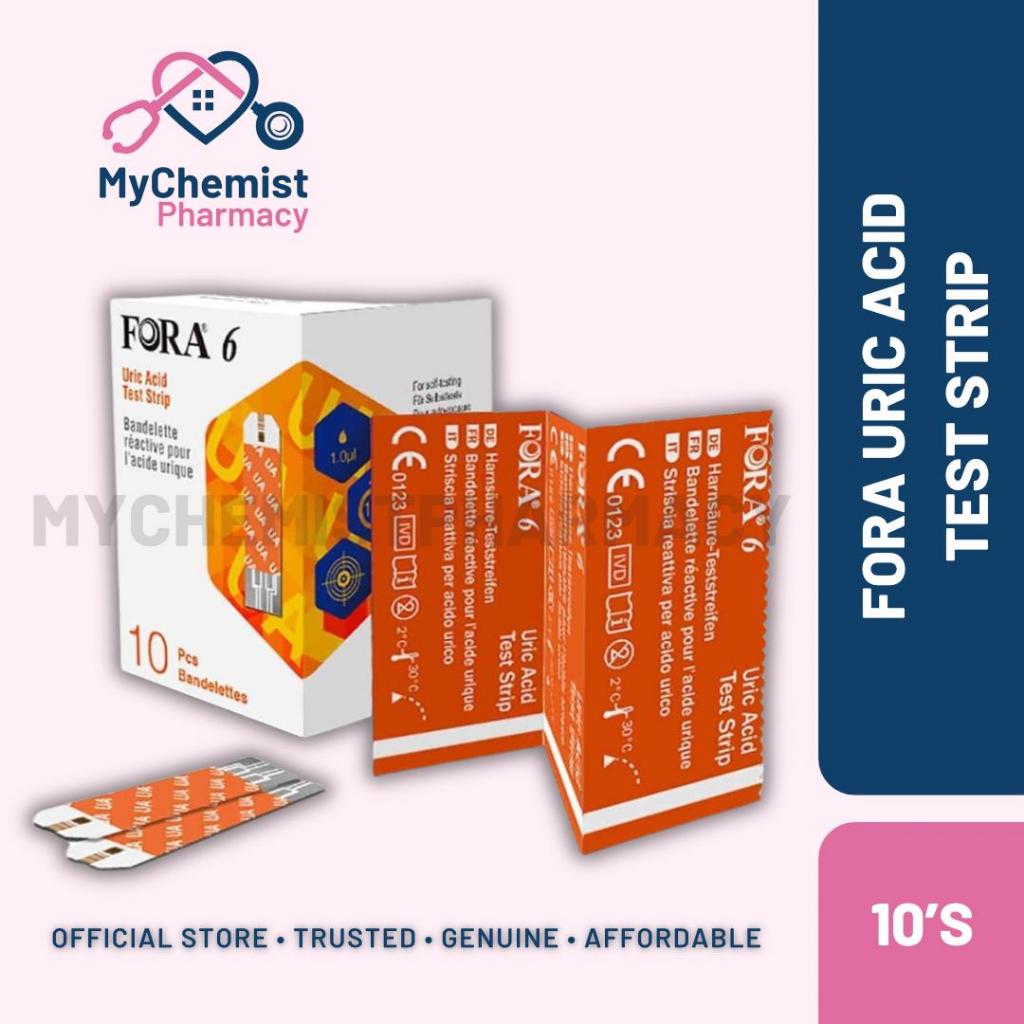 Fora 6 Uric Acid Test Strip 10's (Box) | Shopee Malaysia