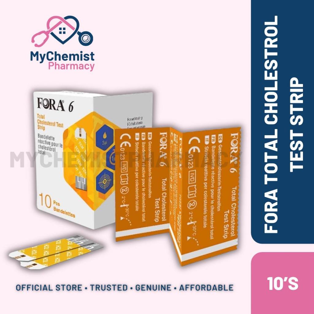 Fora 6 Cholestrol Test Strip 10's (Box) | Shopee Malaysia