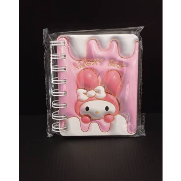 Lucky Day Notebook Cinnamorol, Hello Kitty and My Melody Buku Nota ...