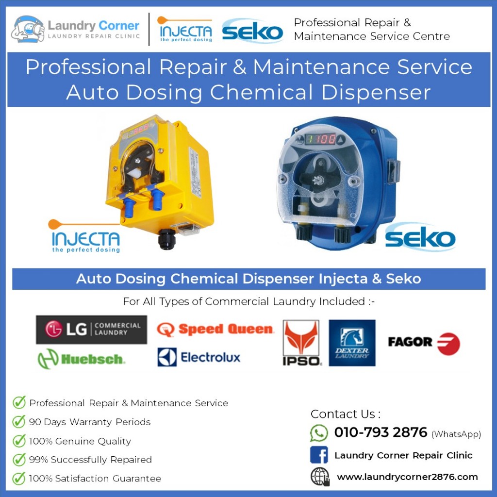 Repair & Service | Auto Dosing Chemical Dispenser Pump Injecta & Seko ...