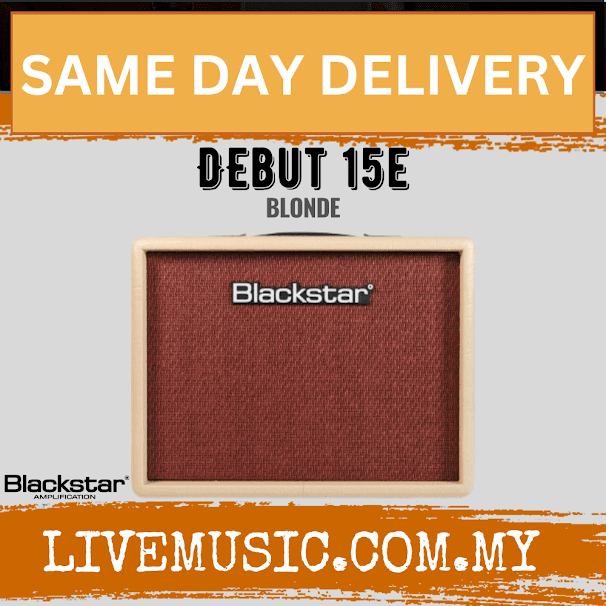 BLACKSTAR DEBUT 15E 2x3" 15-watt Electric Guitar Combo Amp with FX - ( DEBUT15E ) | Shopee Malaysia