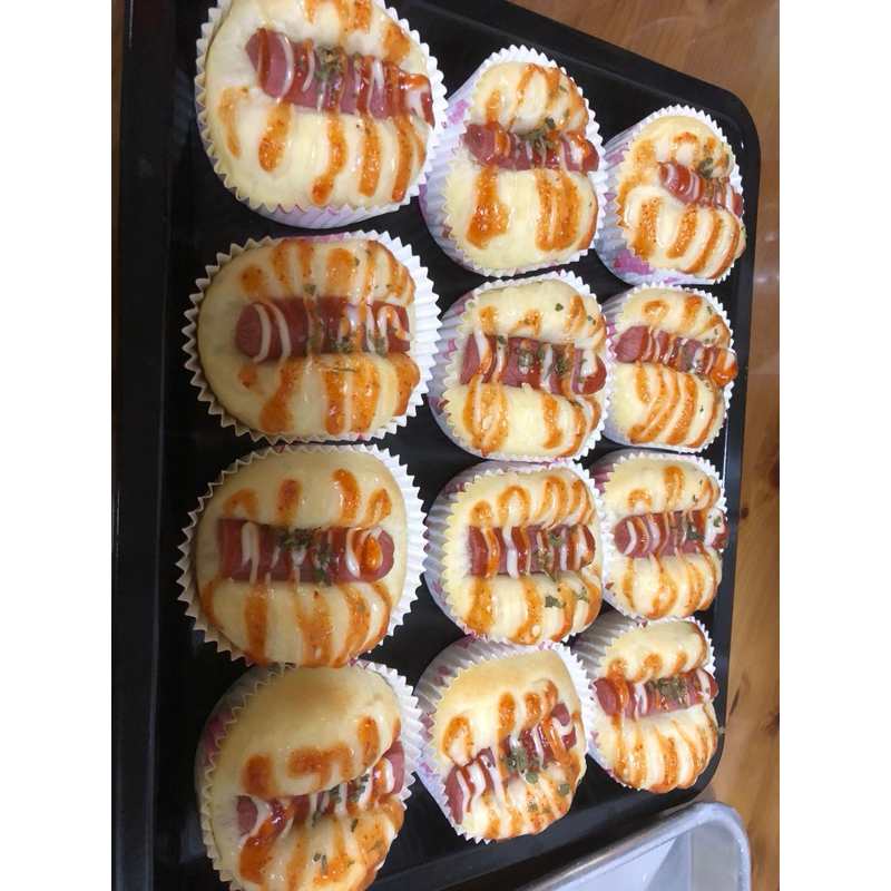 🔥🔥🔥🔥ROTI SOSEJ| ROTI GOLOK|ROTI SPICY CHICKEN FLOSS| ROTI KAYA PANDAN ...