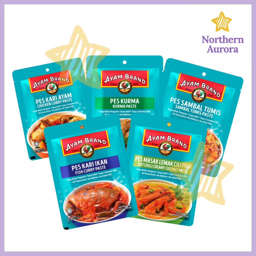 【BBD: 6 NOV 2025】 Ayam Brand Assorted Cooking Paste 180g | Shopee Malaysia