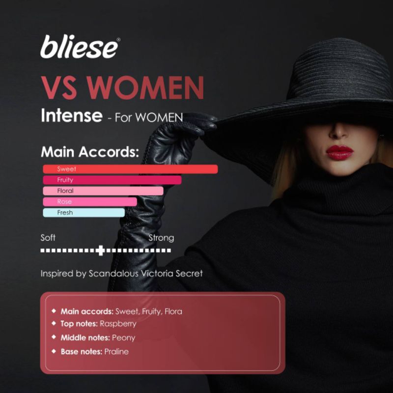 [LELONG🔥] BLIESE Body Perfume For HER for 35 ML, Long Lasting, Mesra ...