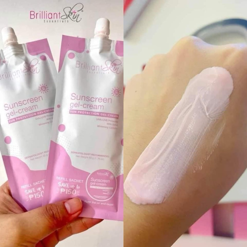 Refill Sunscreen Gel Cream 50g (Pink) | Shopee Malaysia