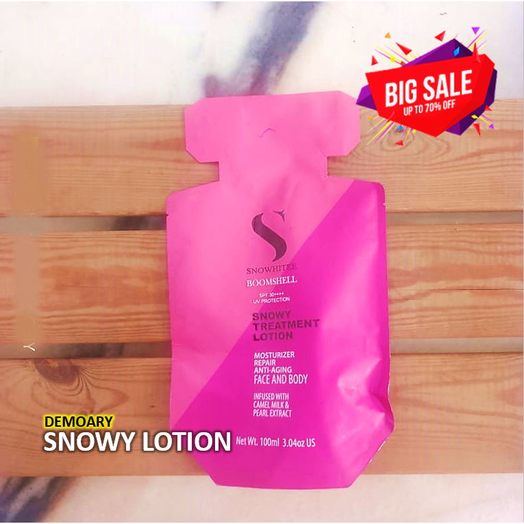 BOMBSHELL - SNOW WHITE SNOWY LOTION ORI 💯 | Shopee Malaysia