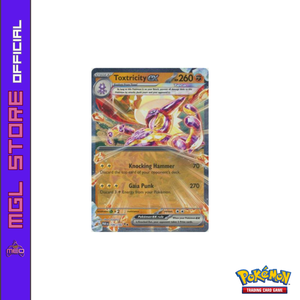 Toxtricity ex Pokemon TCG 100/182 | Shopee Malaysia