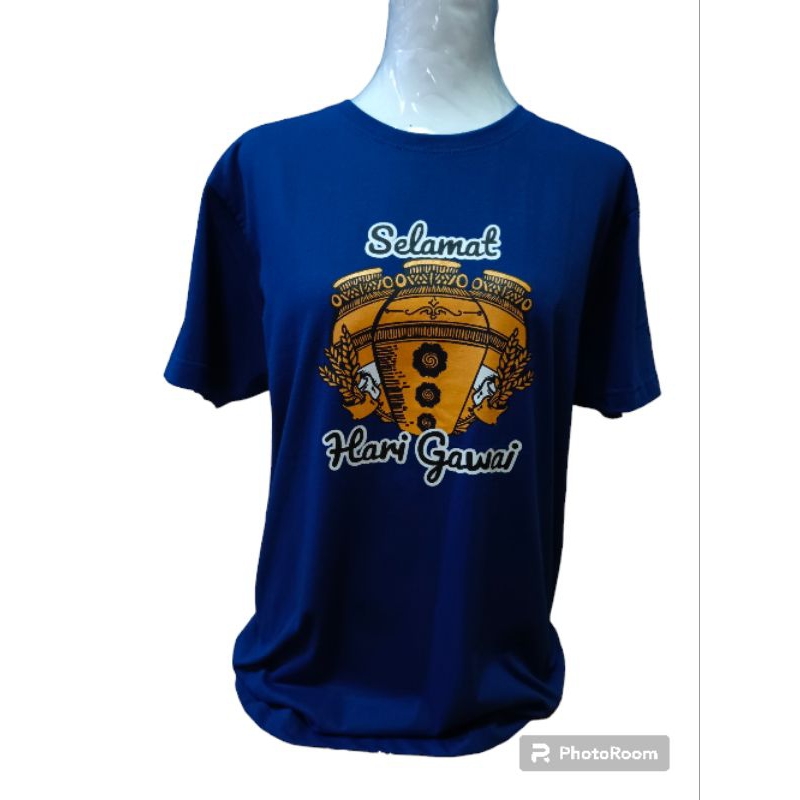*Ready Stock* BAJU GAWAI / T-SHIRT GAWAI / SELAMAT HARI GAWAI / BAJU DEWASA & BUDAK - WARNA BIRU ...
