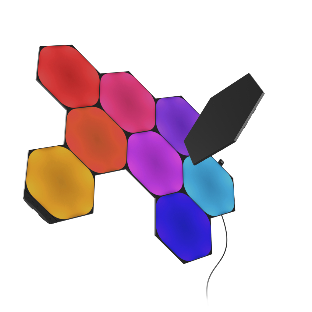 NANOLEAF Ultra Black Shapes Hexagon Expansion Kit (3 Pack) | Shopee ...