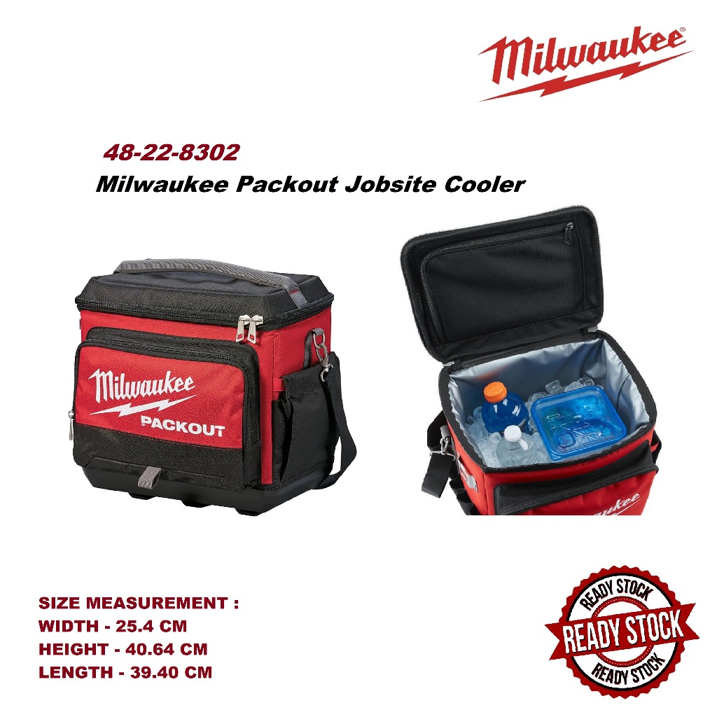 MILWAUKEE PACKOUT JOBSITE COOLER / LOW-PROFILE BACKPACK / JOBSITE TECH ...