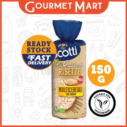 SCOTTI RICE CAKE W QUINOA (MULTICEREAL) 130G | Shopee Malaysia