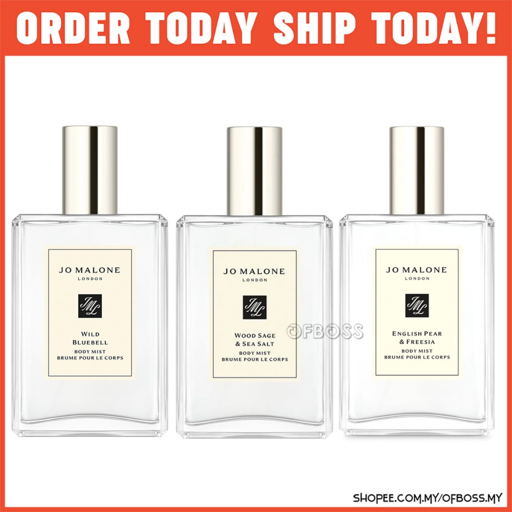 Jo Malone Wild Bluebell Wood Sage And Sea Salt English Pear And Freesia