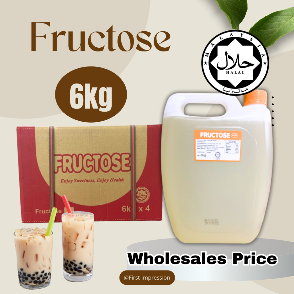 【6KG】HALAL Concentrate FRUCTOSE syrup Sweet Flavor Fruktosa Sirap Gula ...