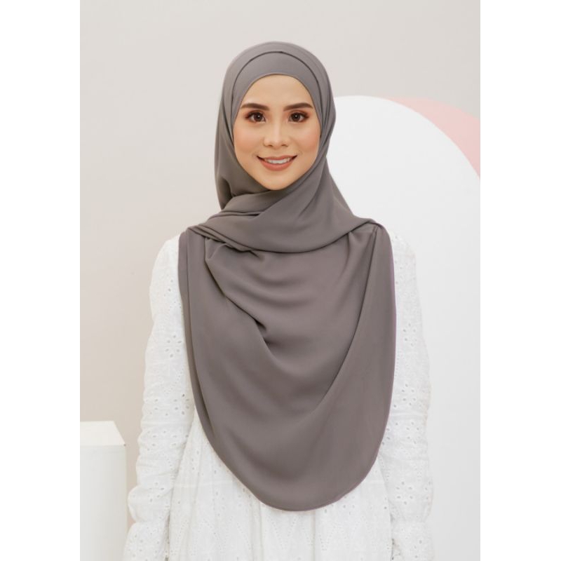 Purdah Sahaja Purdah Chiffon matching with Bshawl & Aisyaa Purdah Dua ...