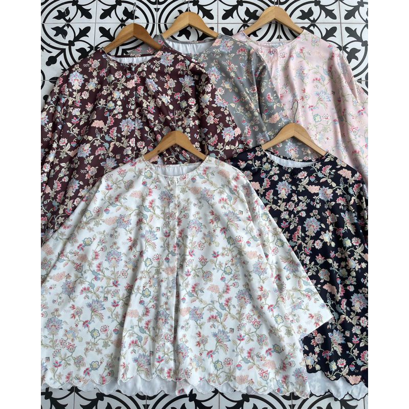 CAHAYA BLOUSE SULAM SATIN | Shopee Malaysia