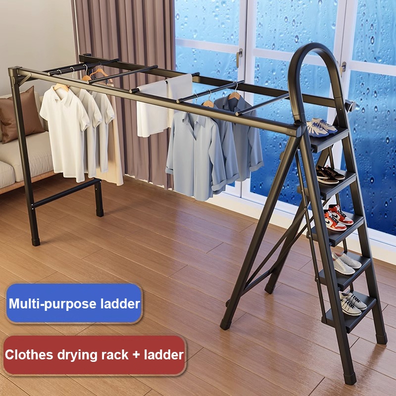 Folding Clothes Drying Rack Stainless Steel Drying Rack 晾衣架 晾衣神器 ...