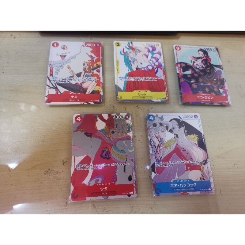 One Piece Card Game Promo Set Boa+Nami+ Yamato+Uta+Robin AA | Shopee ...