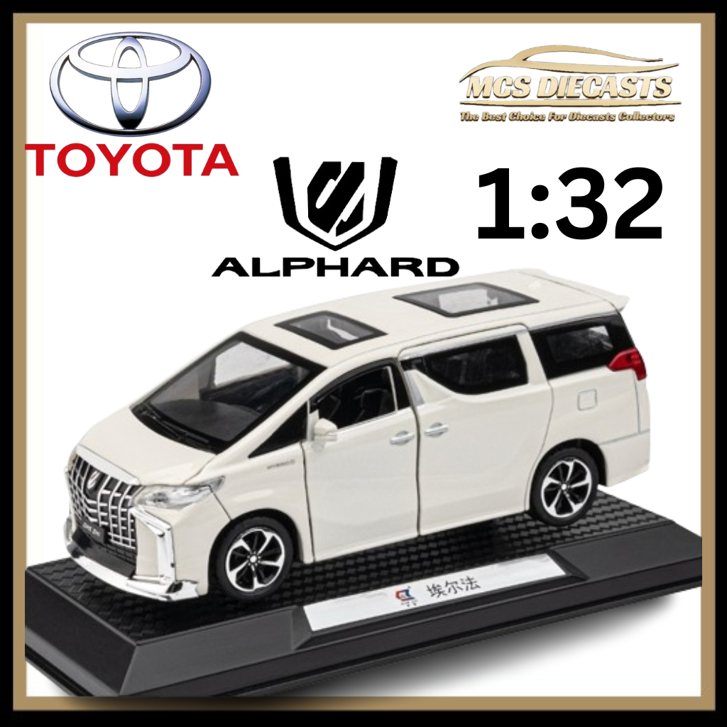 1:32 Toyota Alphard Alloy Diecast Toyota Toy Car Toyota Alphard Metal ...