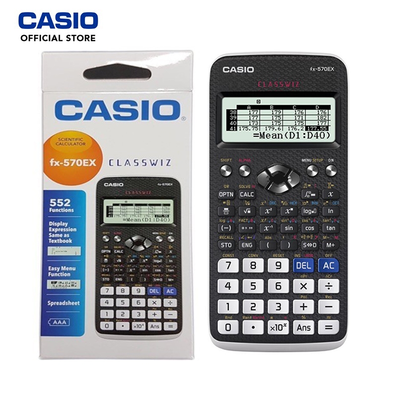 Casio Scientific Calculator kalkulator saintifik FX-570EX/FX-570MS/FX ...